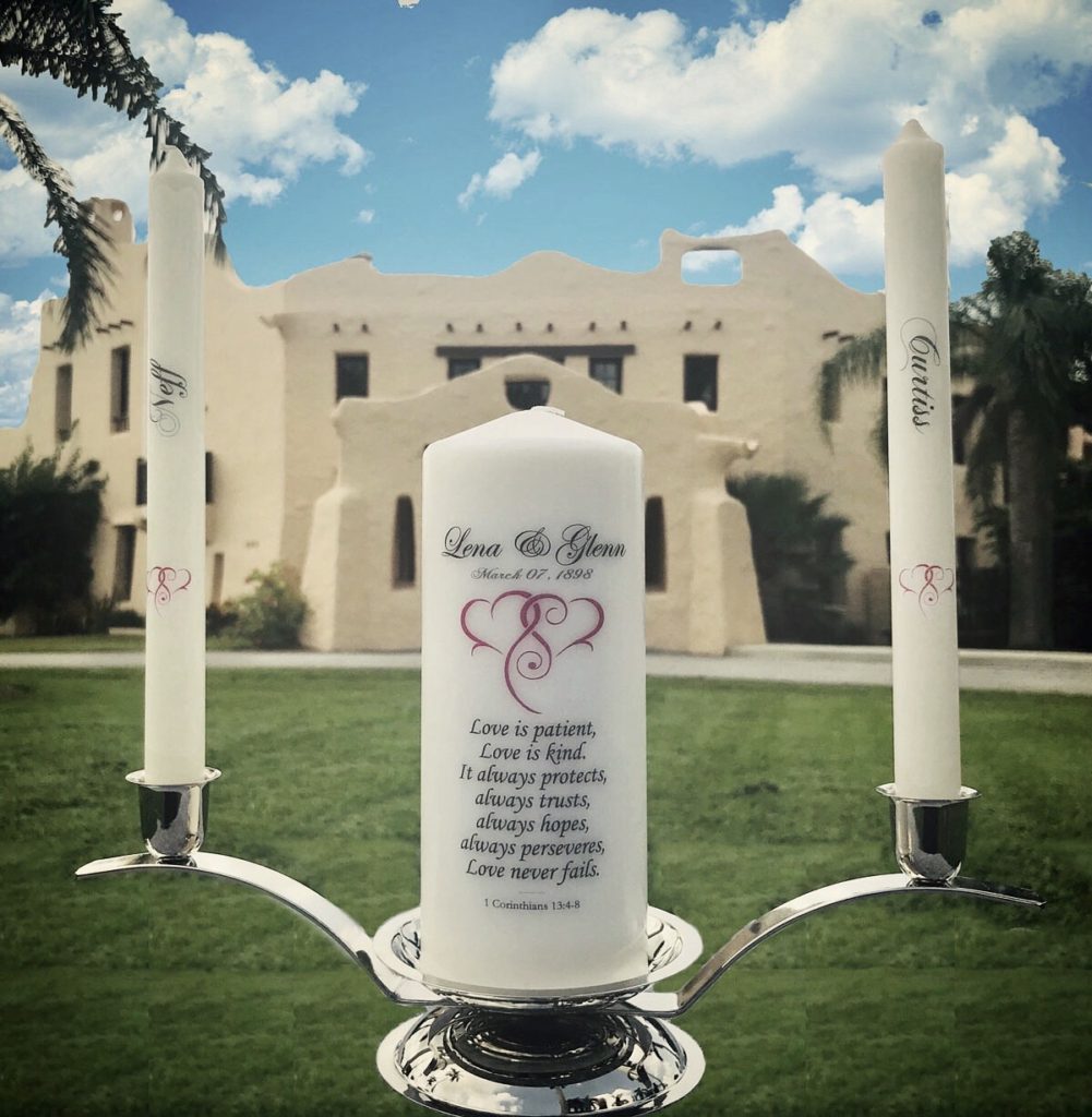 Personalized Unity Candle set (Awesome Candles By You) | Miami ...